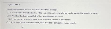 Solved Question 9what Is The Difference Between A Void And A