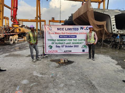 Ncc Inaugurates Viaducts Last Segment Of Pune Metro Metro Rail News