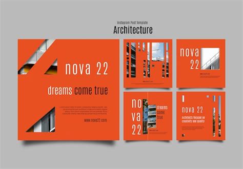 Free Psd Flat Design Architecture Template