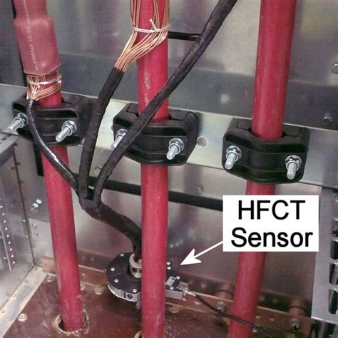Below Shows The Coupling Point Of A Hfct Sensor Around The Earth Sheath