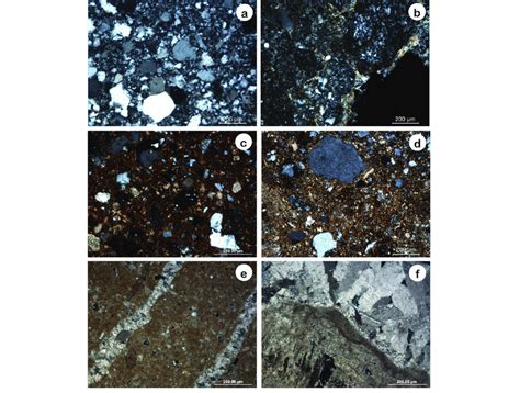 A Quartz Feldspar And Rock Fragment Grains In Sublitharenite B Download Scientific