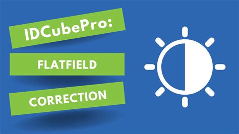 How To Use Flatfield Correction Youtube
