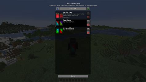 Custom Capes Minecraft Mod