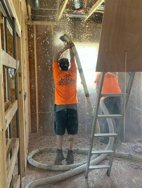 Spray Cellulose Insulation In Cortland Oh Boak And Sons Inc
