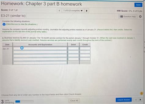 Solved Save Homework Chapter 3 Part B Homework Score 0 Of
