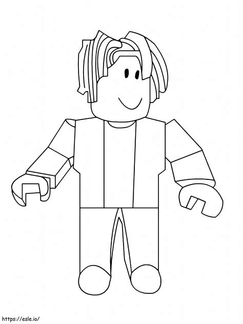 Roblox Character Coloring Pages