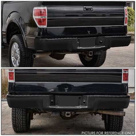 For 2009 2014 Ford F150 Rear Steel Step Bumper W O Parking Sensor Holes