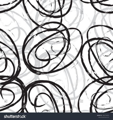 Striped Doodle Pattern Clew Patchwork Doodles Stok Vektör Telifsiz 1465754072 Shutterstock