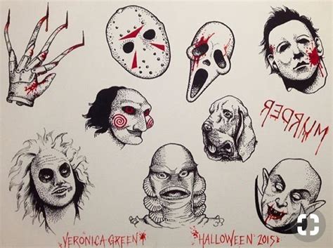 Small Horror Tattoo Ideas Printable Computer Tools