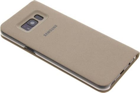 Origineel Samsung Galaxy S8 Plus Hoesje Led View Cover Goud Bol