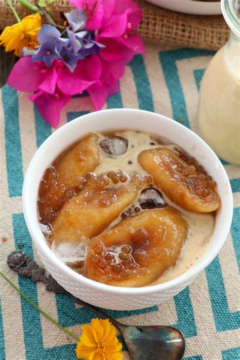 Minatamis Na Saging Plantain Bananas In Caramel Syrup Pinoy Recipes