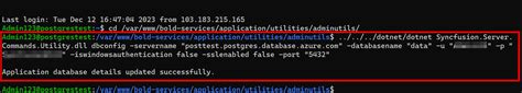 Reset Application Database Admin Utility Bold Reports