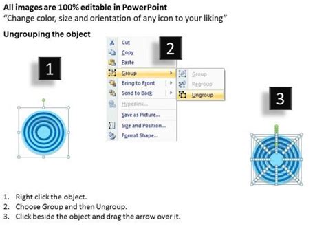 9 Stages Concentric Sub Processes Ppt Business Plan Examples Powerpoint