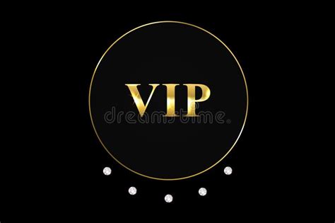 Vip Cardluxury Template Design Vip Invitation Stock Vector