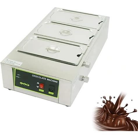 Machine À Tempérer Le Chocolat Chauffe Sauce Commerciale À 3