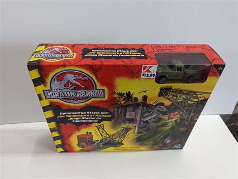 Hasbro Jurassic Park Iii 3 Spinosaurus Attack Set 2001 Sealed The
