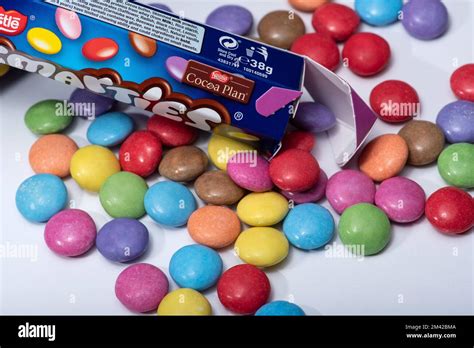 Smarties Sweets Confectionary Stock Photo - Alamy