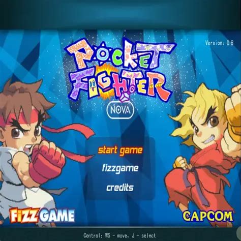 포켓 파이터 스트리트파이터 격투게임 Pocket Fighter Nova 플래시게임 러플래시 게임 아카이브