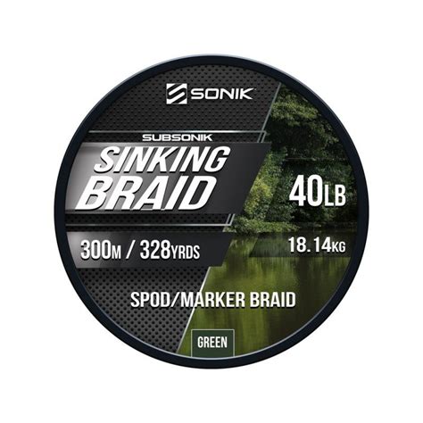 Sonik Subsonik Sinking Braid Mainline Parkfield Angling Centre