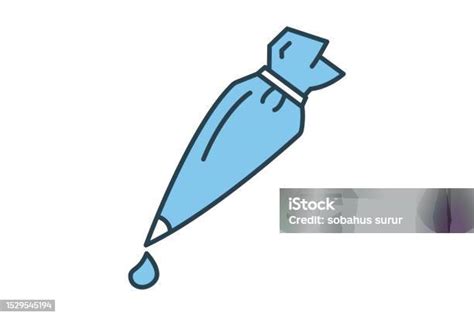 과자 가방 아이콘입니다 베이커리의 요소와 관련된 아이콘입니다 플랫 라인 아이콘 스타일 디자인입니다 간단한 벡터 디자인 편집 가능 가방에 대한 스톡 벡터 아트 및 기타 이미지