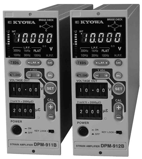 Power Amplifier Rack Mounted For Strain Gauge Sensors High