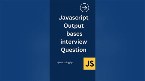 Javascript Interview Questions Javascript Programming Shorts Trending Viral