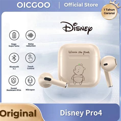 Jual Chekout Disney Pro4 Fx951b Earphone Bluetooth Nirkabe Tws True Wireless Headset Hifi Stereo