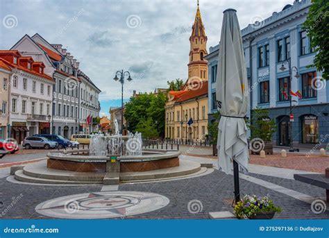 Vilnius Lithuania July 7 2022 Rotuses Aikste The Town Hall