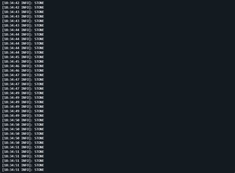 Console Spam Every Time A Brake Or Place Block Console Writes It