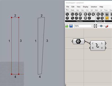 Rectangle Controlling Length And Angle Grasshopper Mcneel Forum