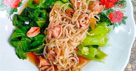 Resep Cah Pakcoy Siram Toge Cumi Oleh Mitawmommyfayzel Cookpad