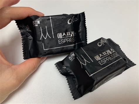 Gs25편의점 신상 과자 해태 에이스 씬 에스프레소 맛 후기 네이버 블로그