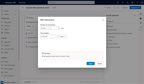 使用客戶細分中的互動資料來改善目標受眾選擇 Dynamics 365 Customer Insights Microsoft Learn