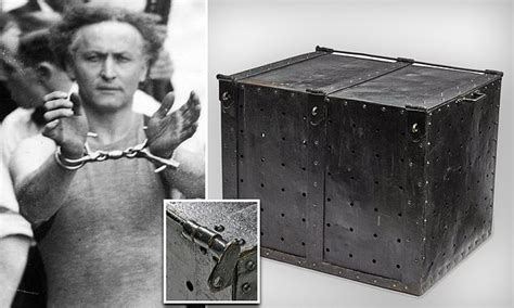 Harry Houdinis Trick Steel Crate He Used In His Infamous Underwater