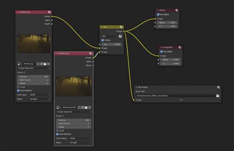 Compositing Nodes Blend Two Images Sequences One Into Another In Compositor Blender Stack