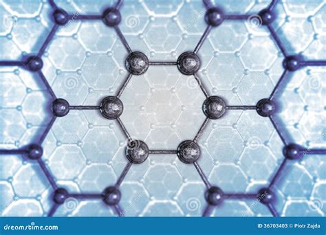 Molecular Structure Stock Image Image Of Hexagon Science 36703403