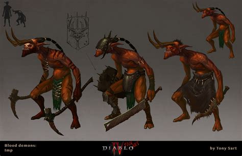 Tony Sart Imp Diablo Iv Fan Art