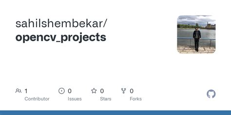 GitHub Sahilshembekar Opencv Projects