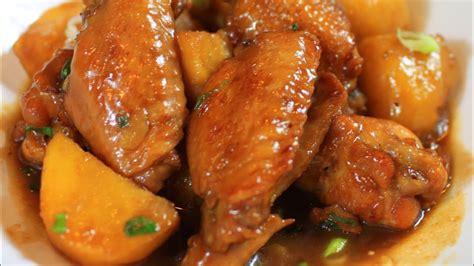 Chicken Wings With Potatoes Recipe 燒雞翅土豆 Youtube
