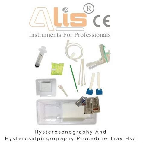 Hysterosonography And Hysterosalpingography Procedure Tray Hsg Medium