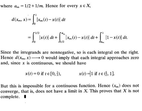 Real Analysis An Incomplete Metric Space Mathematics Stack Exchange