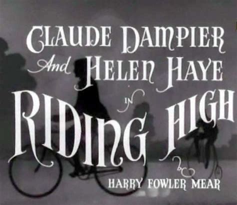 Riding High 1937 My Rare Films
