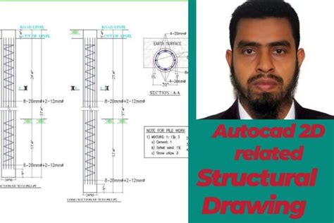 Do AutoCAD D Related Structural Drawing For Freelancer M Ashraful Alam Ashraful Kwork