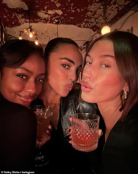 Hailey Bieber Shows Off Her Cleavage And Toned Abs As She Snaps A