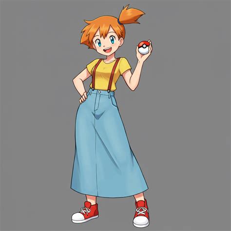 Misty From Pokemon In A Long Skirt By Longskirtworld On Deviantart