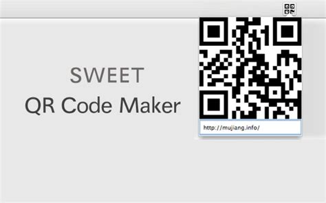 Sweet Qr Code Maker Para Google Chrome Extensi N Descargar