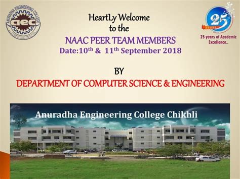 NAAC CSE PRESENTATION PPTX Professional School Postgraduate Education