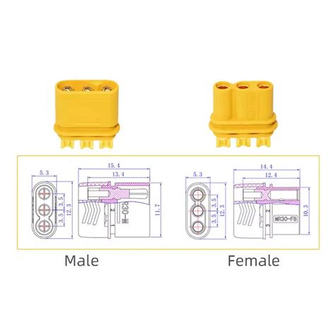 Amass Mr Series Mr30 Male And Female Model Aircraft Power Battery Moto