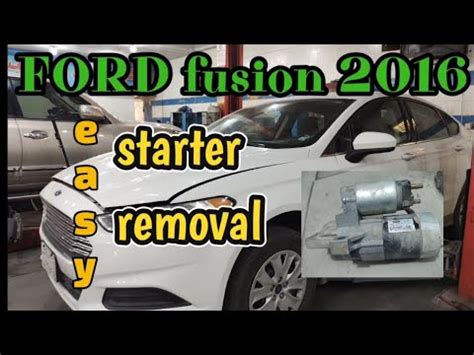 How to Replace Starter Motor | Quick Fix - YouTube