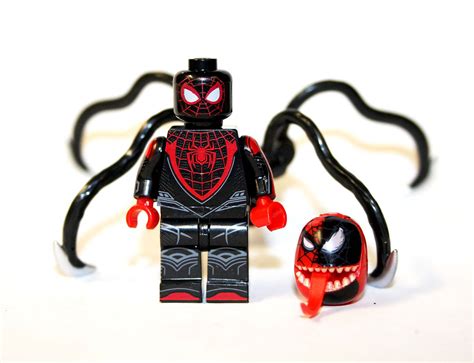 Miles Morales Spider Man 2 Game Marvel Minifigure Minifigureoutlet